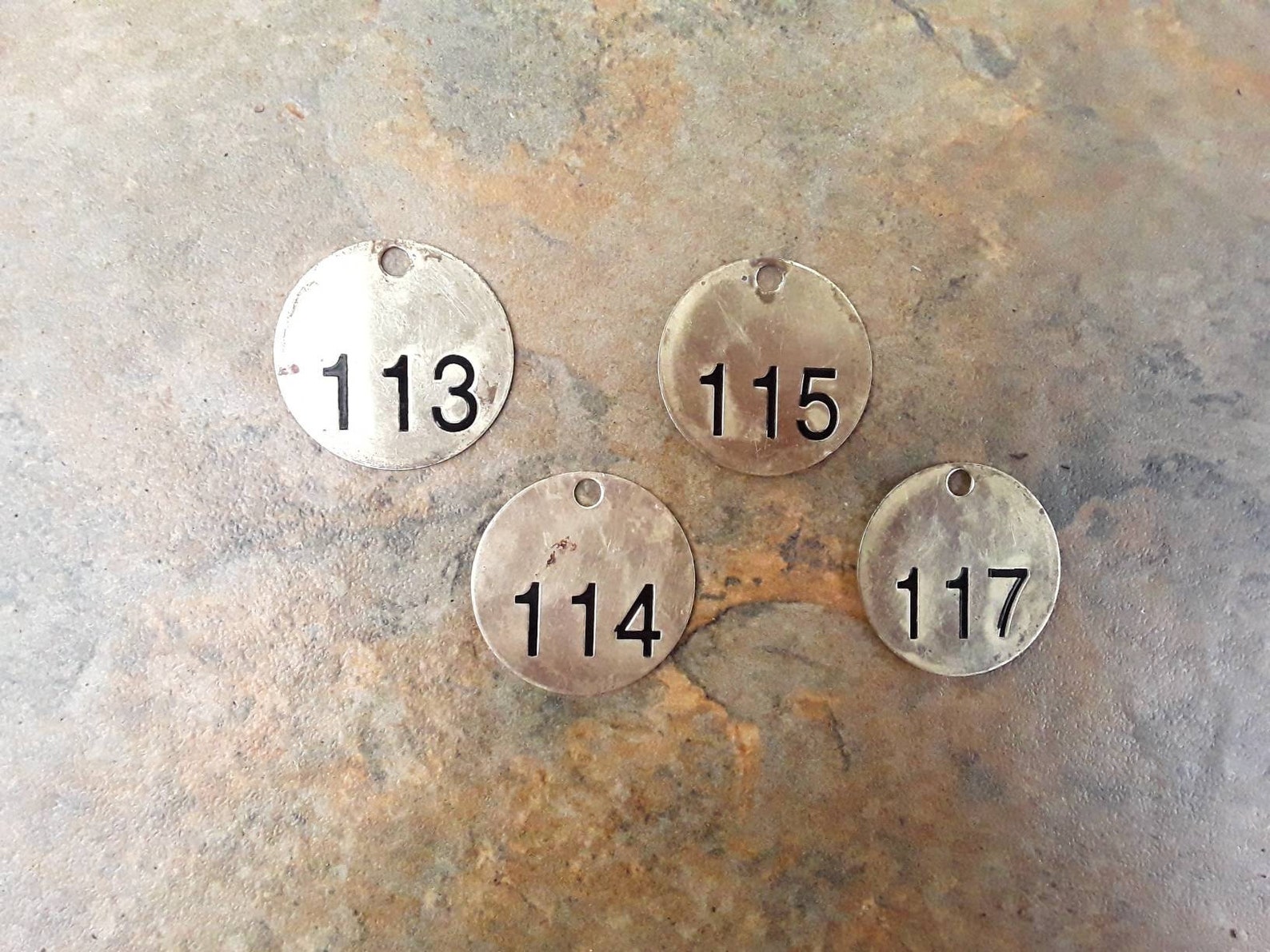 Vintage Cow Ear Tags Livestock ID Tags Industrial Art - Etsy