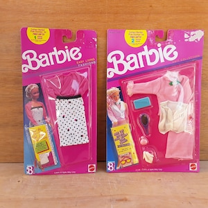 Vintage Barbie Clothes - NOS - 1990's - Set of Two in Original Package ...