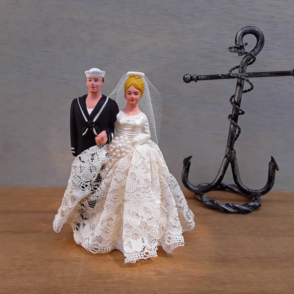 Navy Cake Topper - Etsy