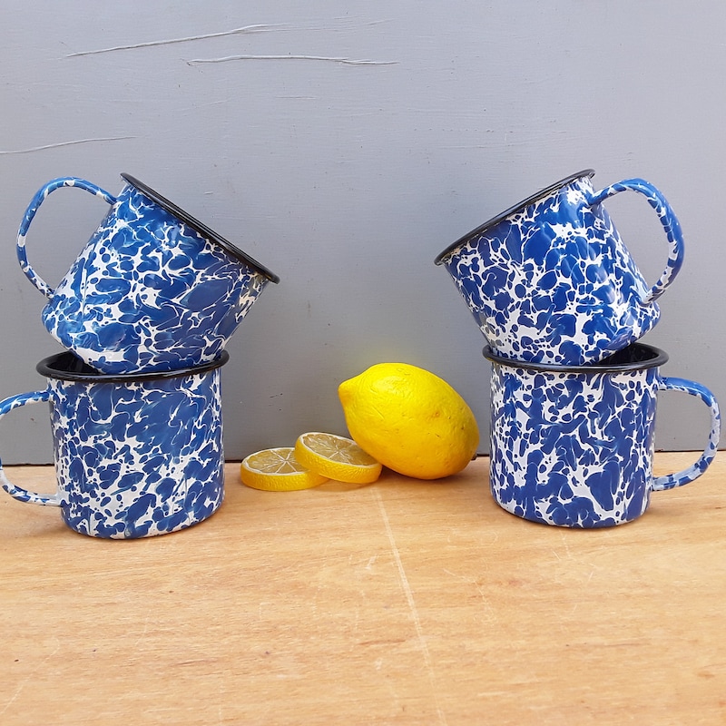 Enamelware Cups - Etsy