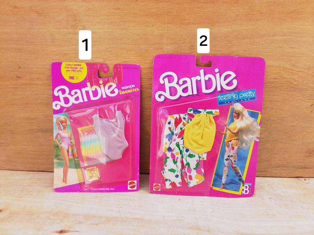 Vintage Barbie Clothes - PRICE FOR ONE - 1988 - 1990 - Fashion ...
