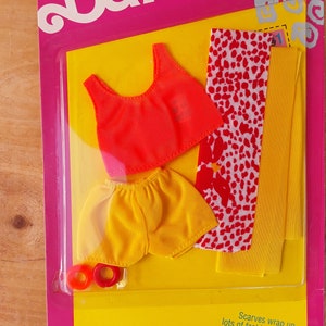 Vintage Barbie Clothes NOS 1990's Set of Two in Original Package Shorts ...