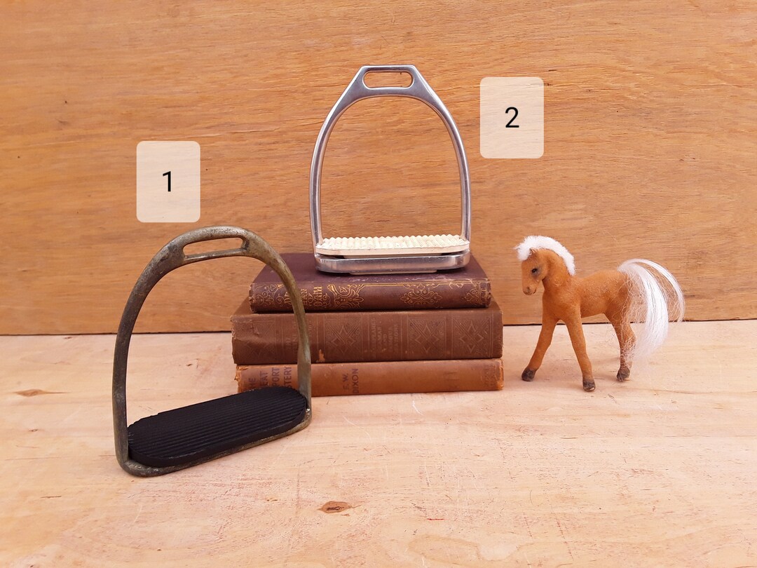 Vintage Stirrups - PRICE FOR ONE - Equestrain - Paper Weight - Decor ...