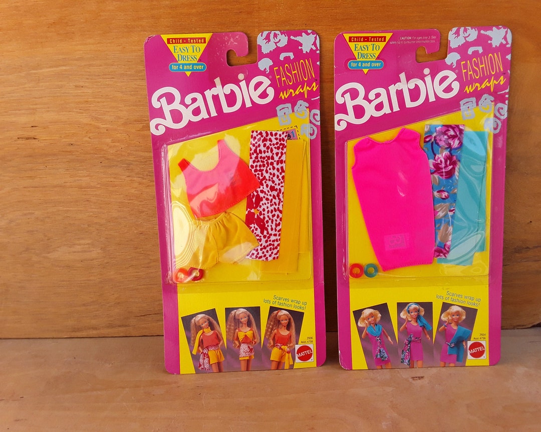 Vintage Barbie Clothes - NOS - 1990's - Set of Two in Original Package ...