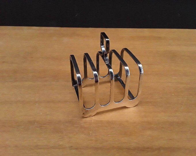 Vintage Toast Holder 4 Slice Toast Rack Elkington Silver Plate England ...