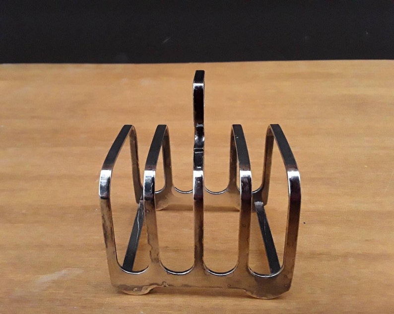 Vintage Toast Holder 4 Slice Toast Rack Elkington Silver - Etsy