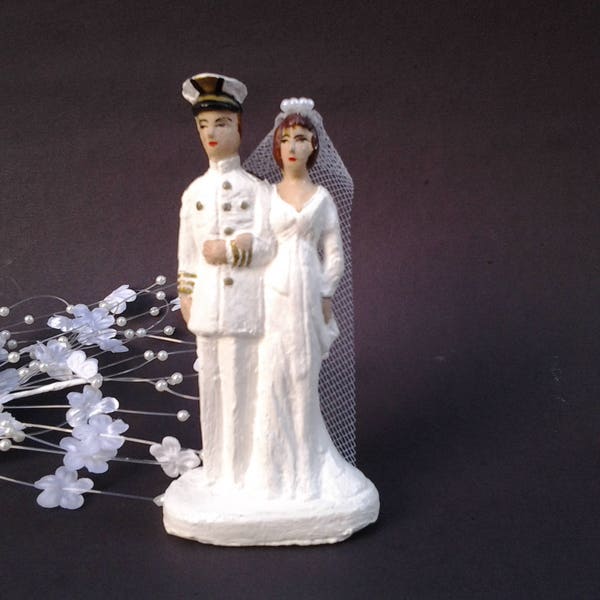 Navy Cake Topper - Etsy