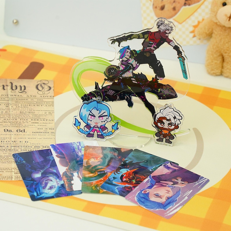 Arcane Couple Standee | League of Legends Valentine's Fanart | Acrylic ...