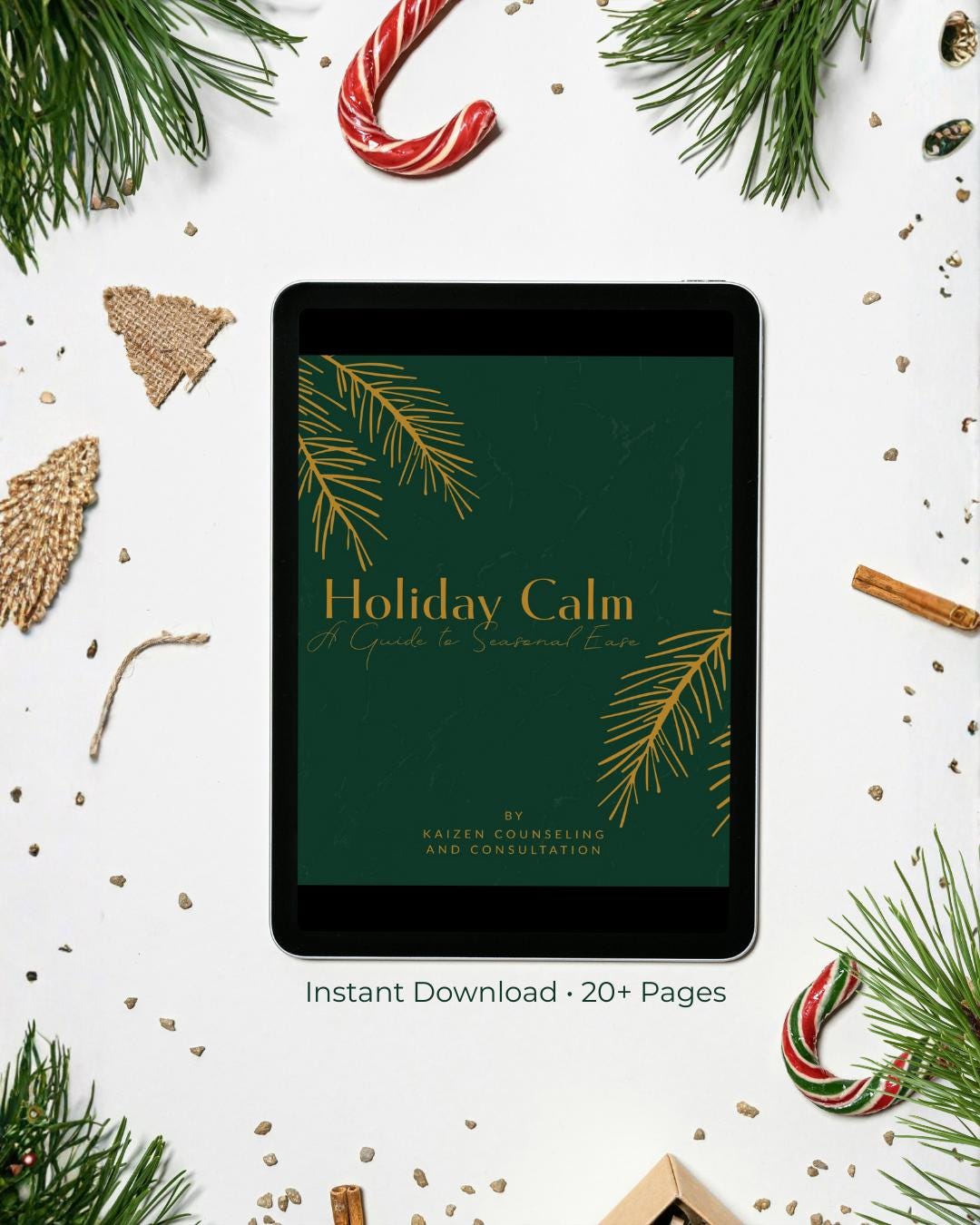 Holiday Calm Workbook (digital Download) — Personal Use License | A ...