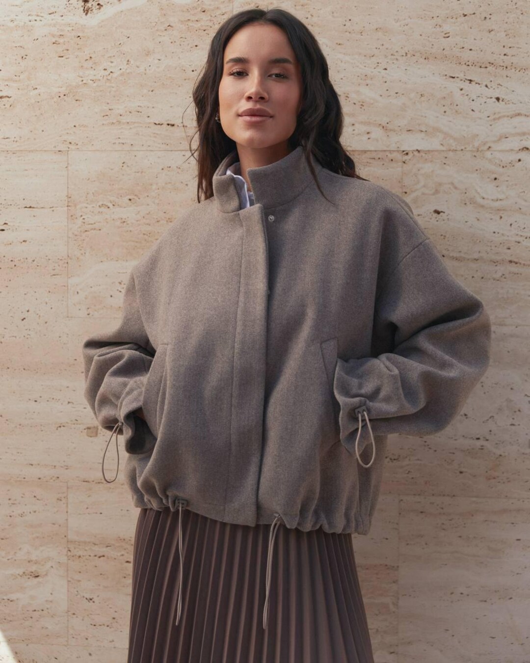 Women’s Short Cashmere Coat – Soft Demi-season Outerwear | Loose Fit ...