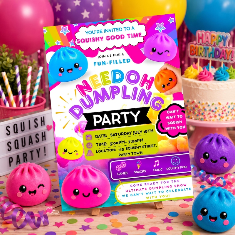 Paper Squishy Needoh - Etsy