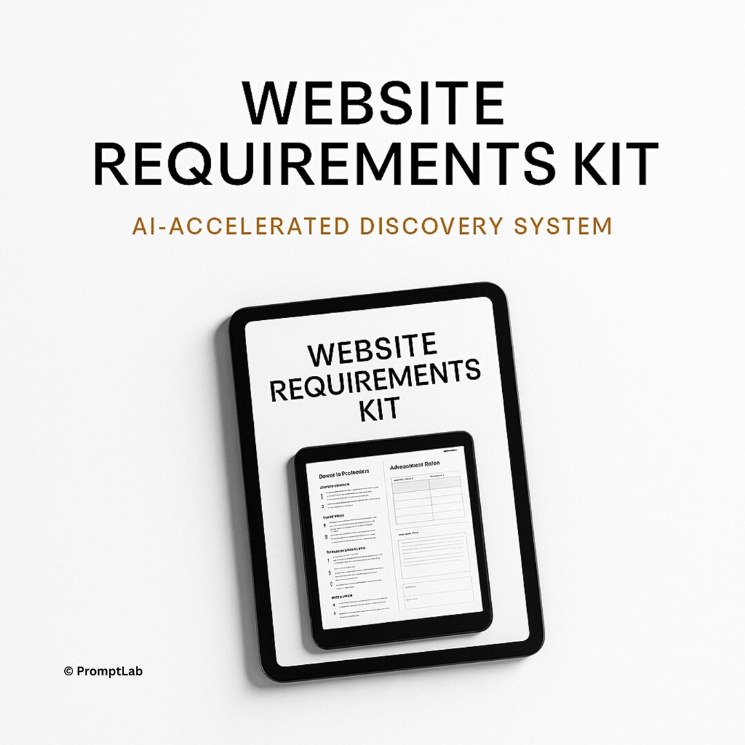 Ai-accelerated Website Requirements Kit | Client Discovery ...