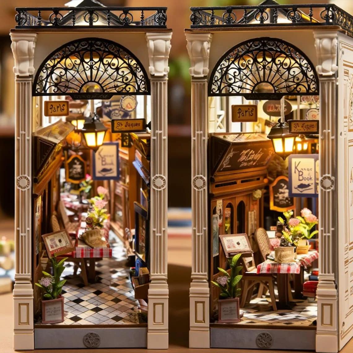 Arcade Dating Mini Alley – DIY Book Nook, Fantasy Booknook Kit With LED ...