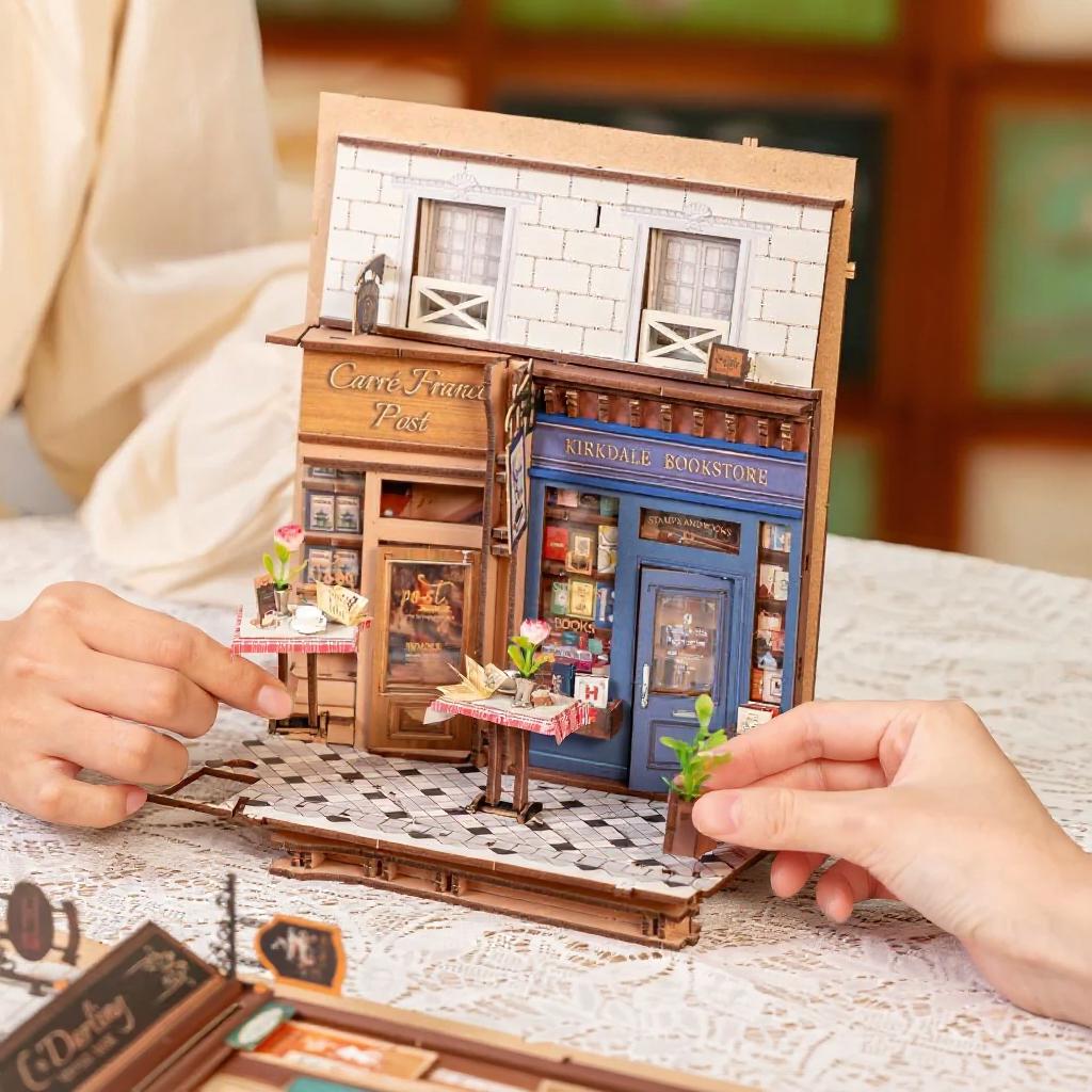 Arcade Dating Mini Alley – DIY Book Nook, Fantasy Booknook Kit With LED ...