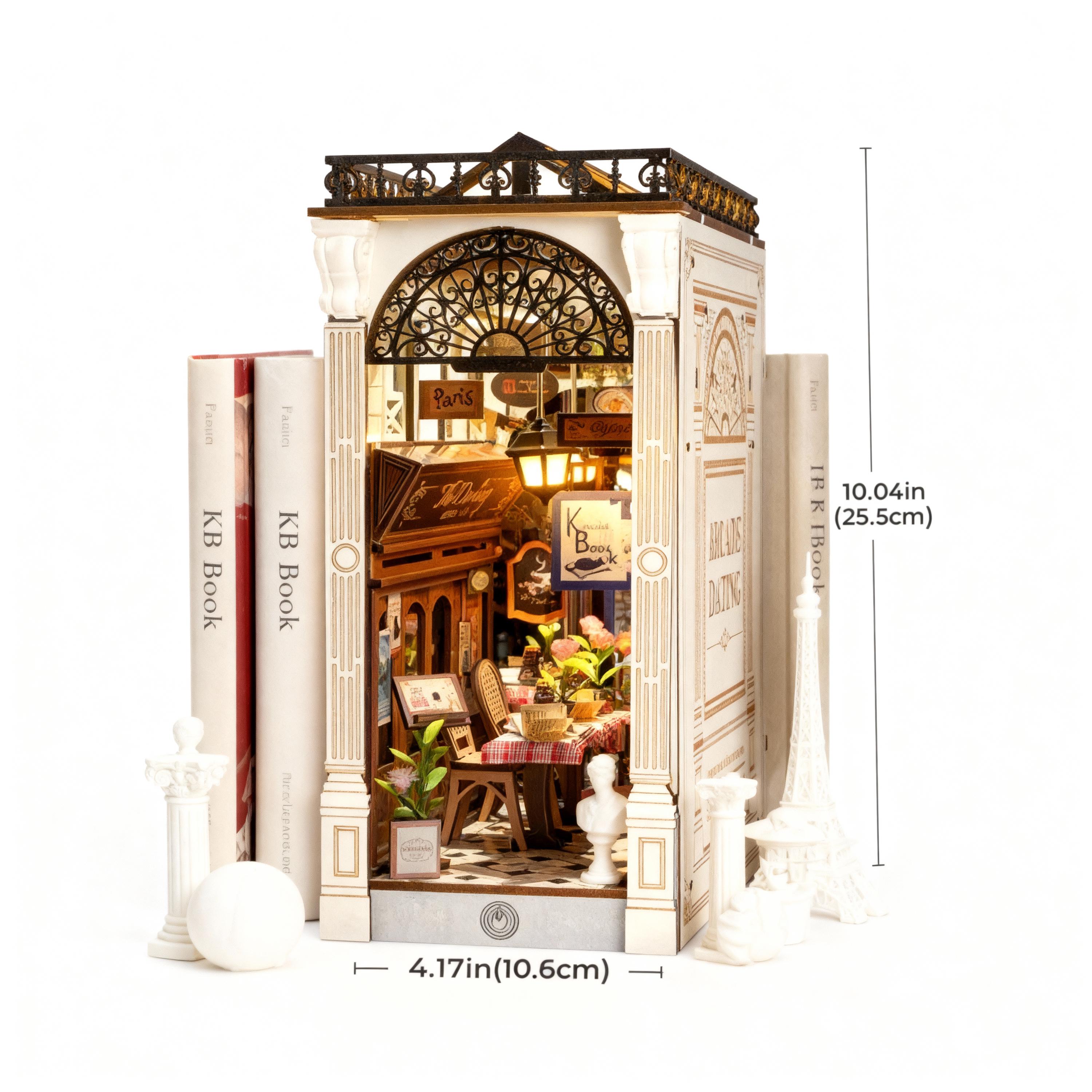 Arcade Dating Mini Alley – DIY Book Nook, Fantasy Booknook Kit With LED ...
