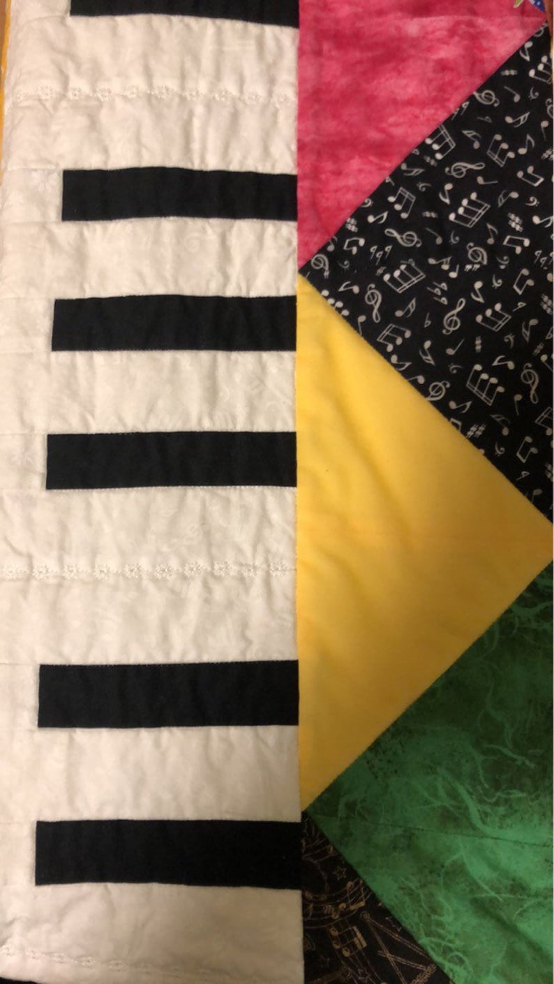 Quilted Keyboard Runner - Pattern - Etsy