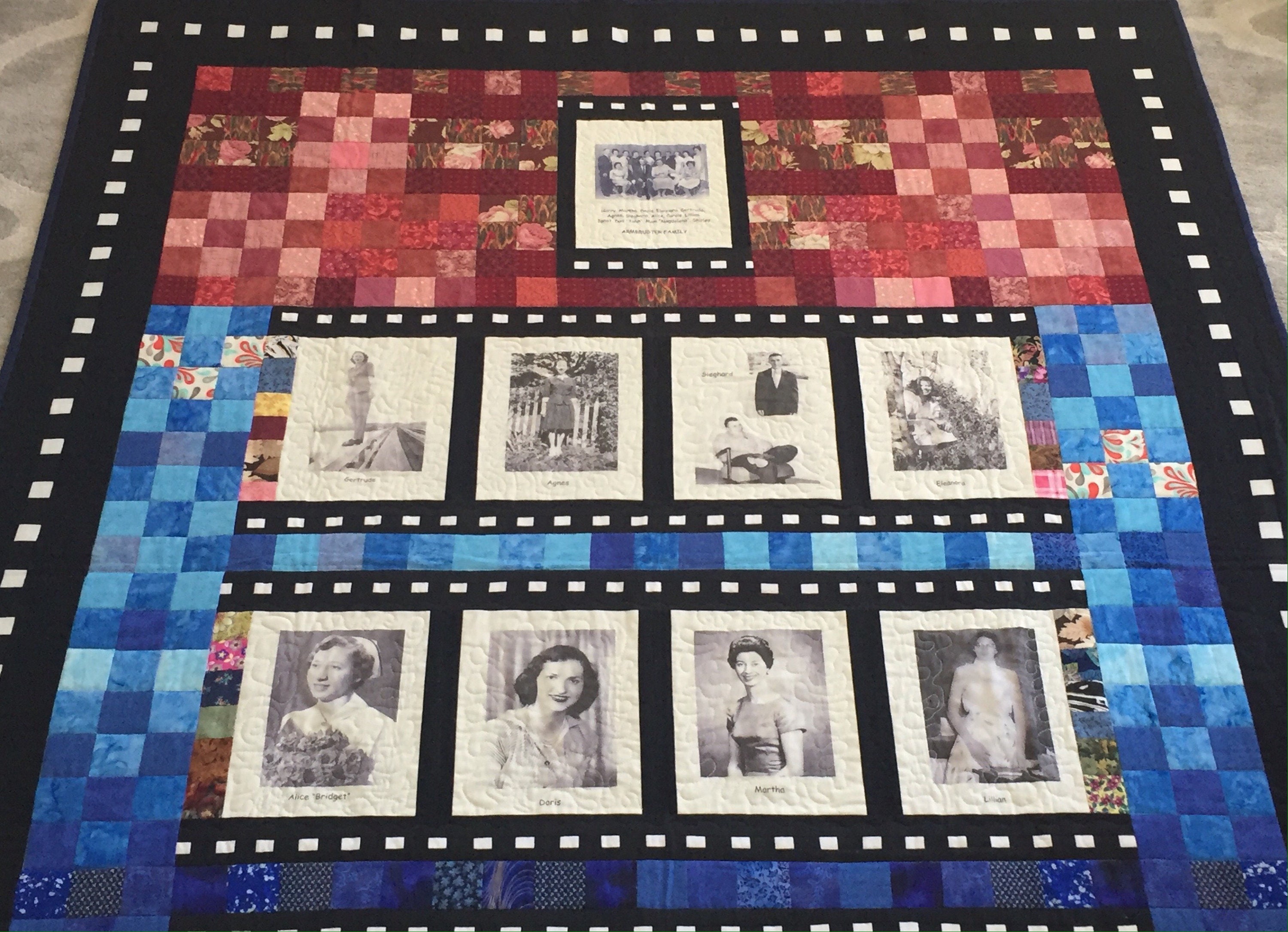 Filmstrip Style Picture Quilt Pattern - Etsy