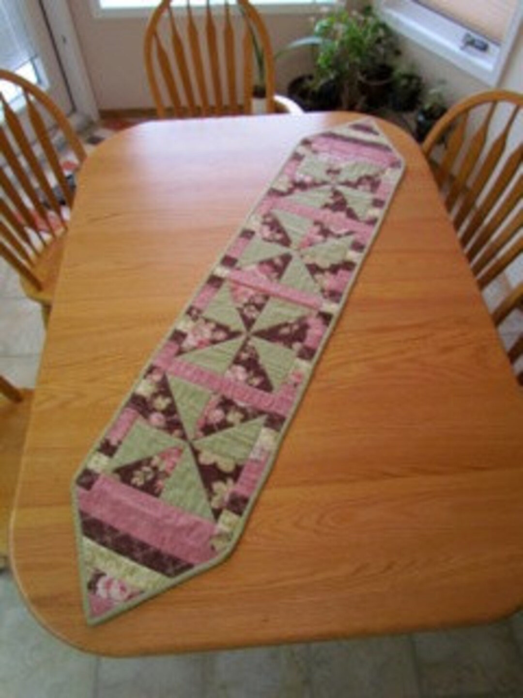 Pinwheel Table Runner- Pattern - Etsy