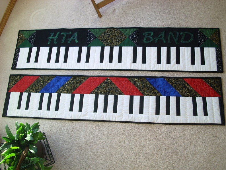 Quilted Keyboard Runner - Pattern - Etsy