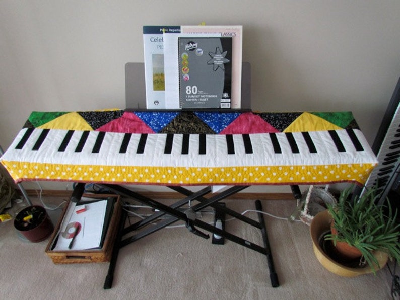 Quilted Keyboard Runner - Pattern - Etsy