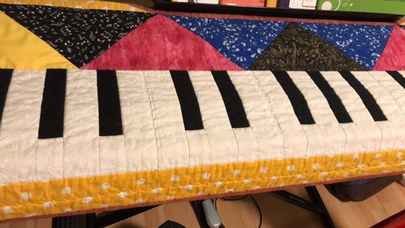 Quilted Keyboard Runner - Pattern - Etsy