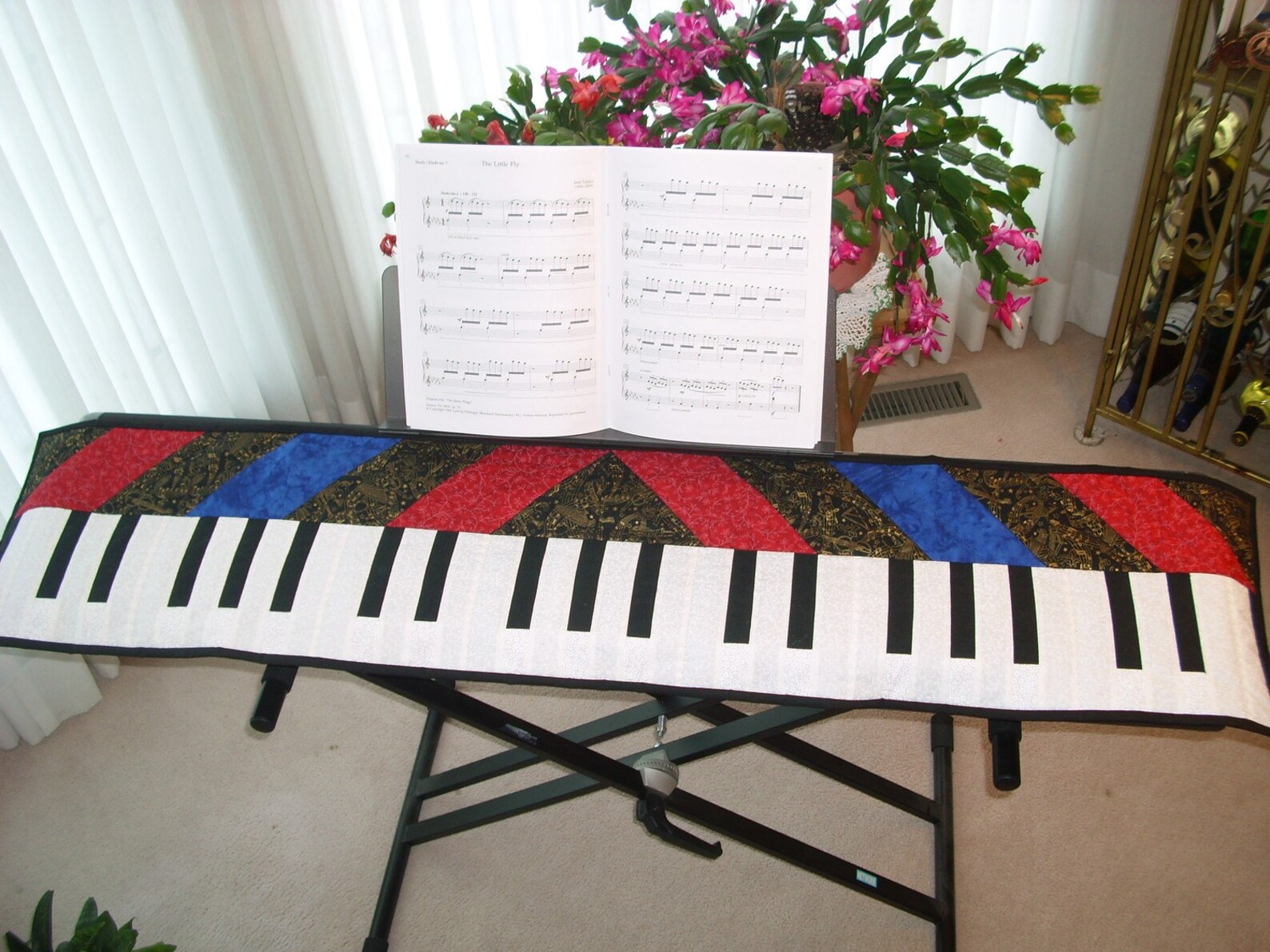 Quilted Keyboard Runner - Pattern - Etsy