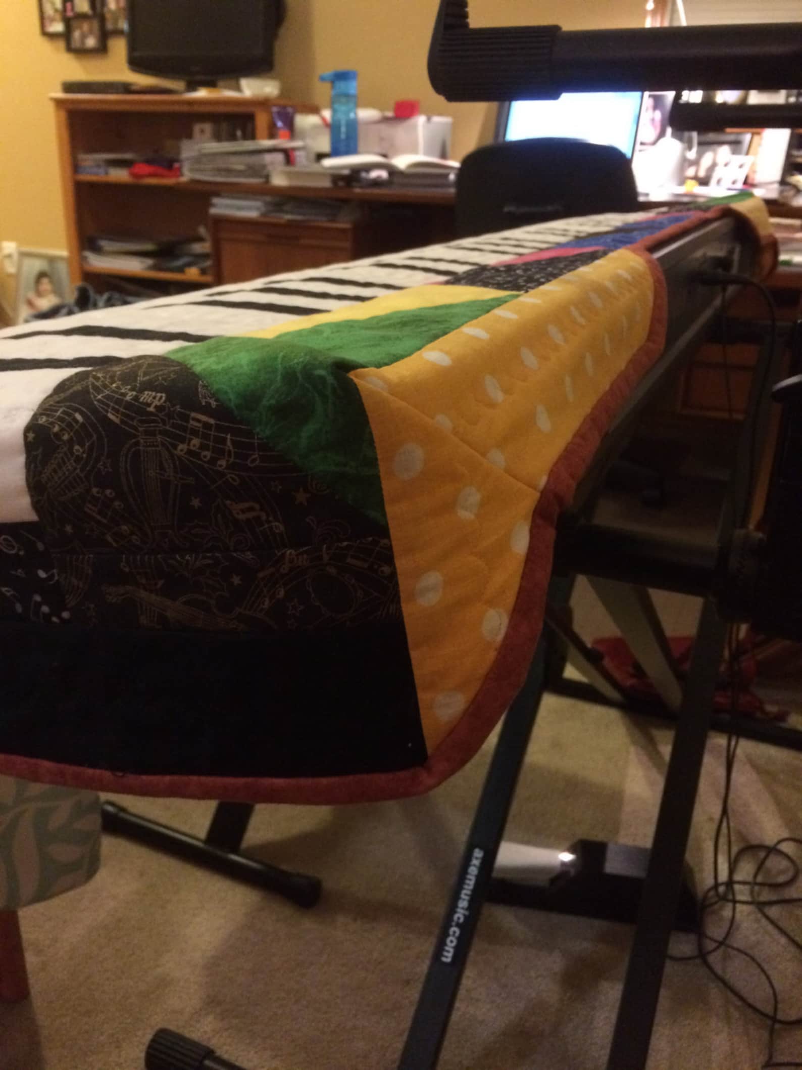 Quilted Keyboard Runner - Pattern - Etsy