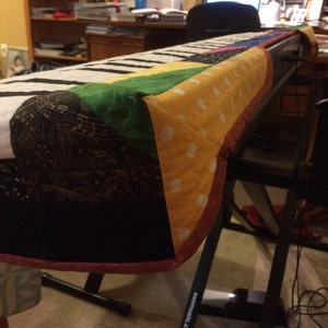 Quilted Keyboard Runner - Pattern - Etsy