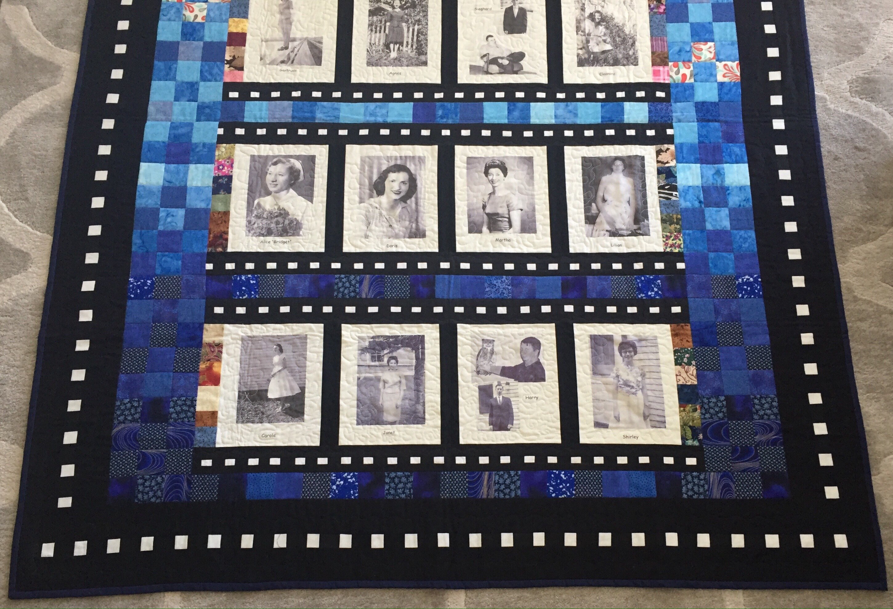 Filmstrip Style Picture Quilt Pattern - Etsy