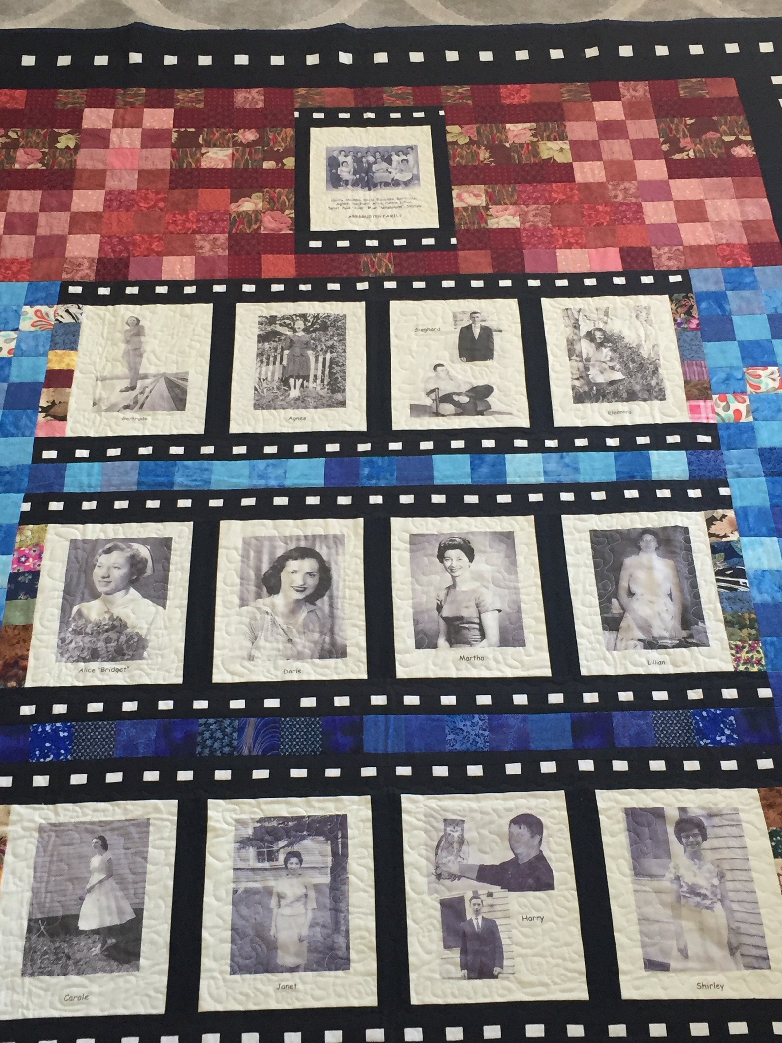 Filmstrip Style Picture Quilt Pattern - Etsy