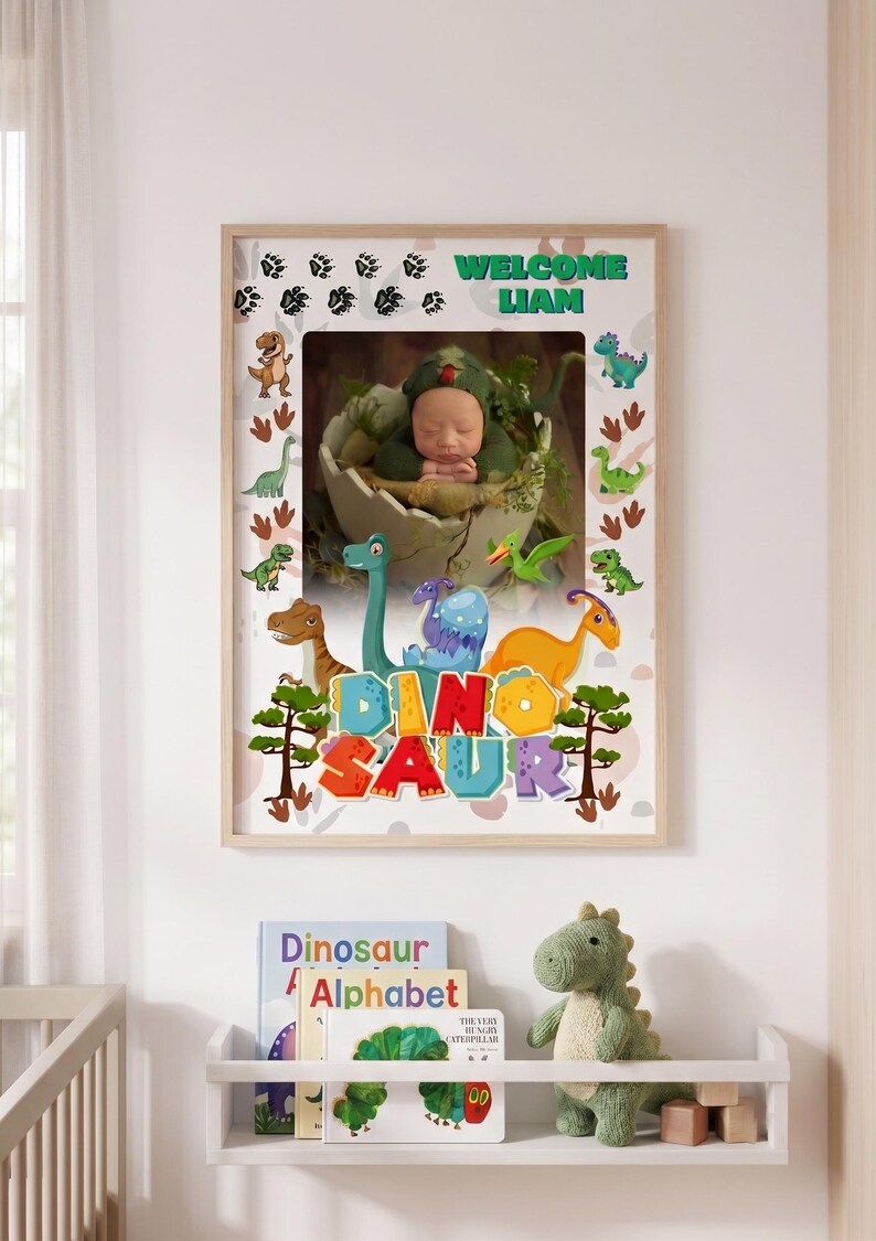 Welcome Sign, Custom Name Poster, Editable Baby Art (digital Download ...