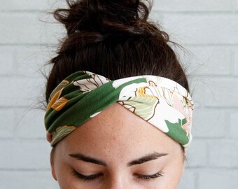 Green Leaf Headband | Etsy