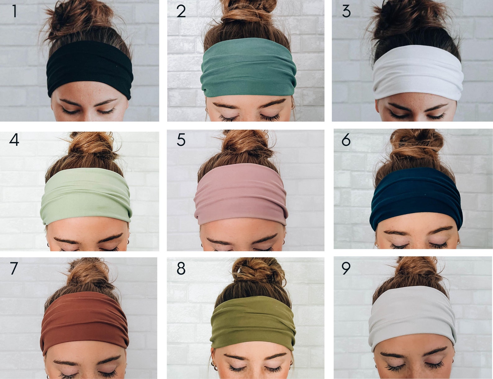 BUTTON HEADBAND Wide Soft Headband With Large Buttons Nurse - Etsy