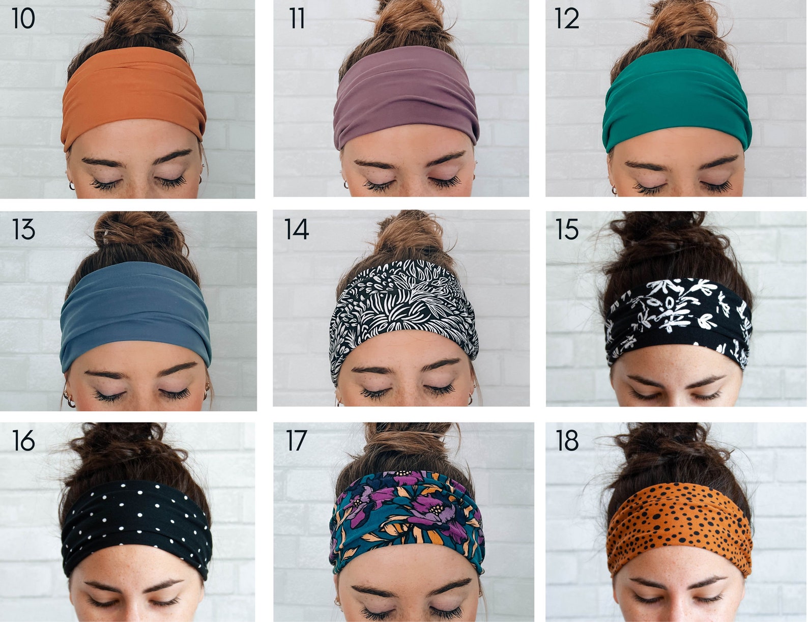 BUTTON HEADBAND Wide Soft Headband With Large Buttons Nurse - Etsy