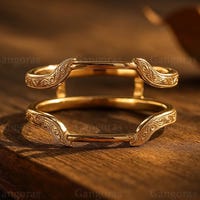 Lab Diamond Solitaire Wedding Anniversary Promise Ring | Swirl Pattern ...