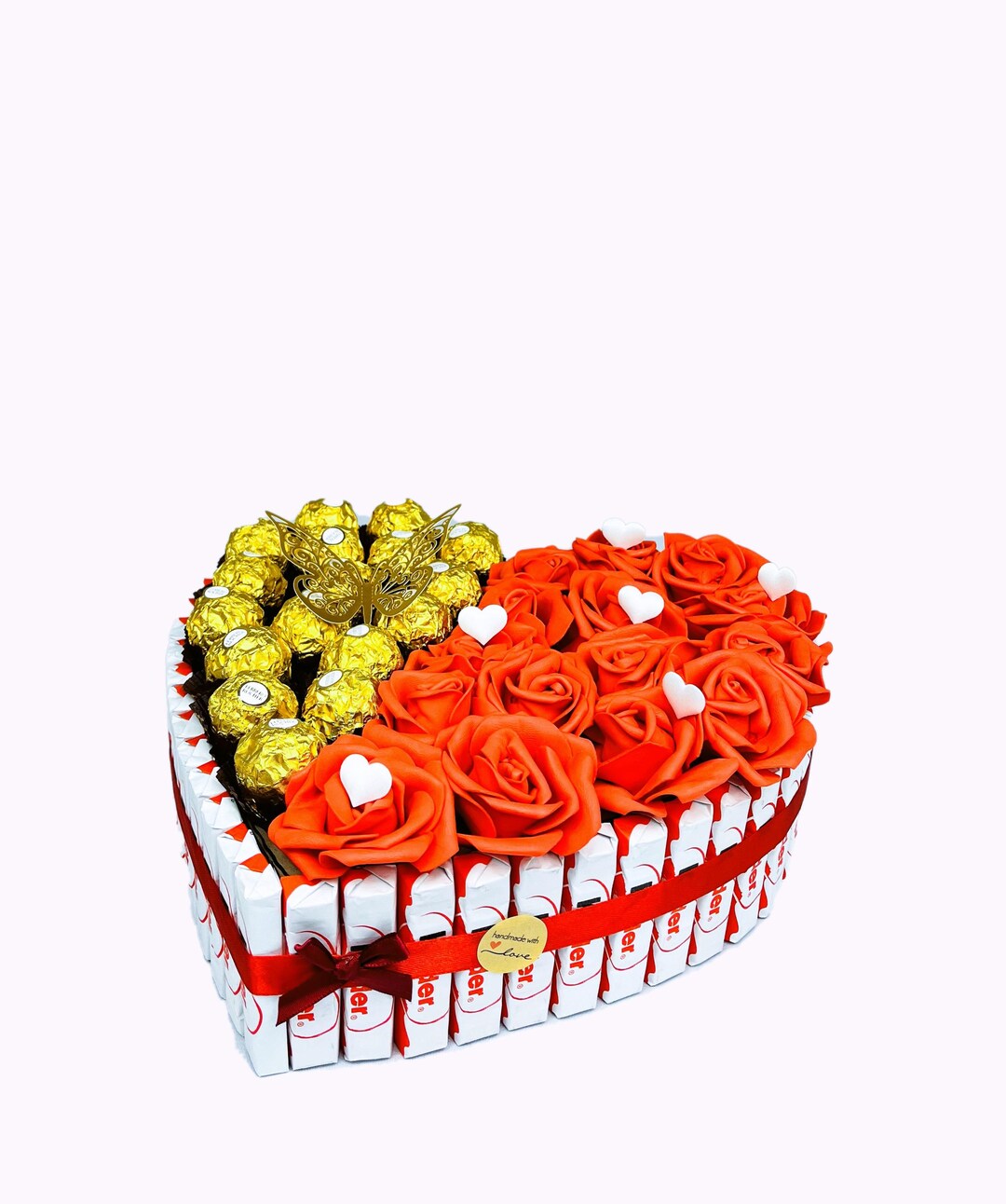 Ferrero Kinder Chocolates/bars Gift Set - Heart Shape - Etsy