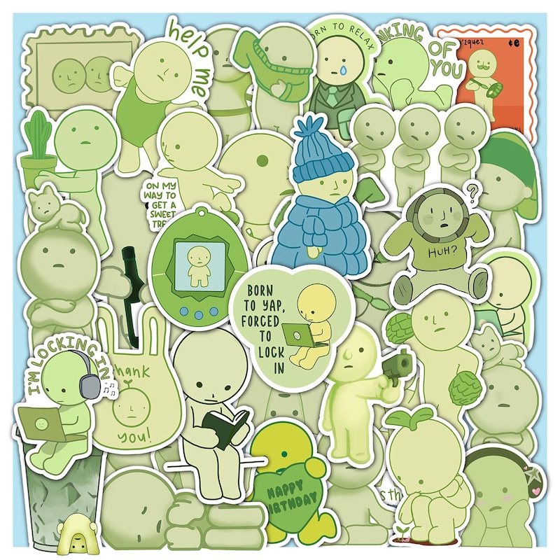 Smiski Stickers - Etsy