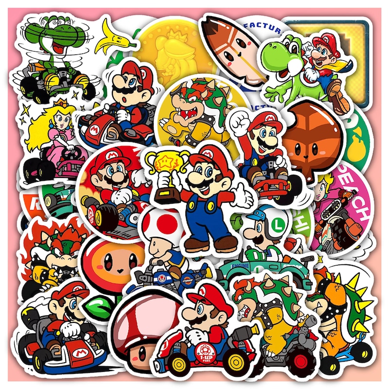 Super Mario Decal - Etsy