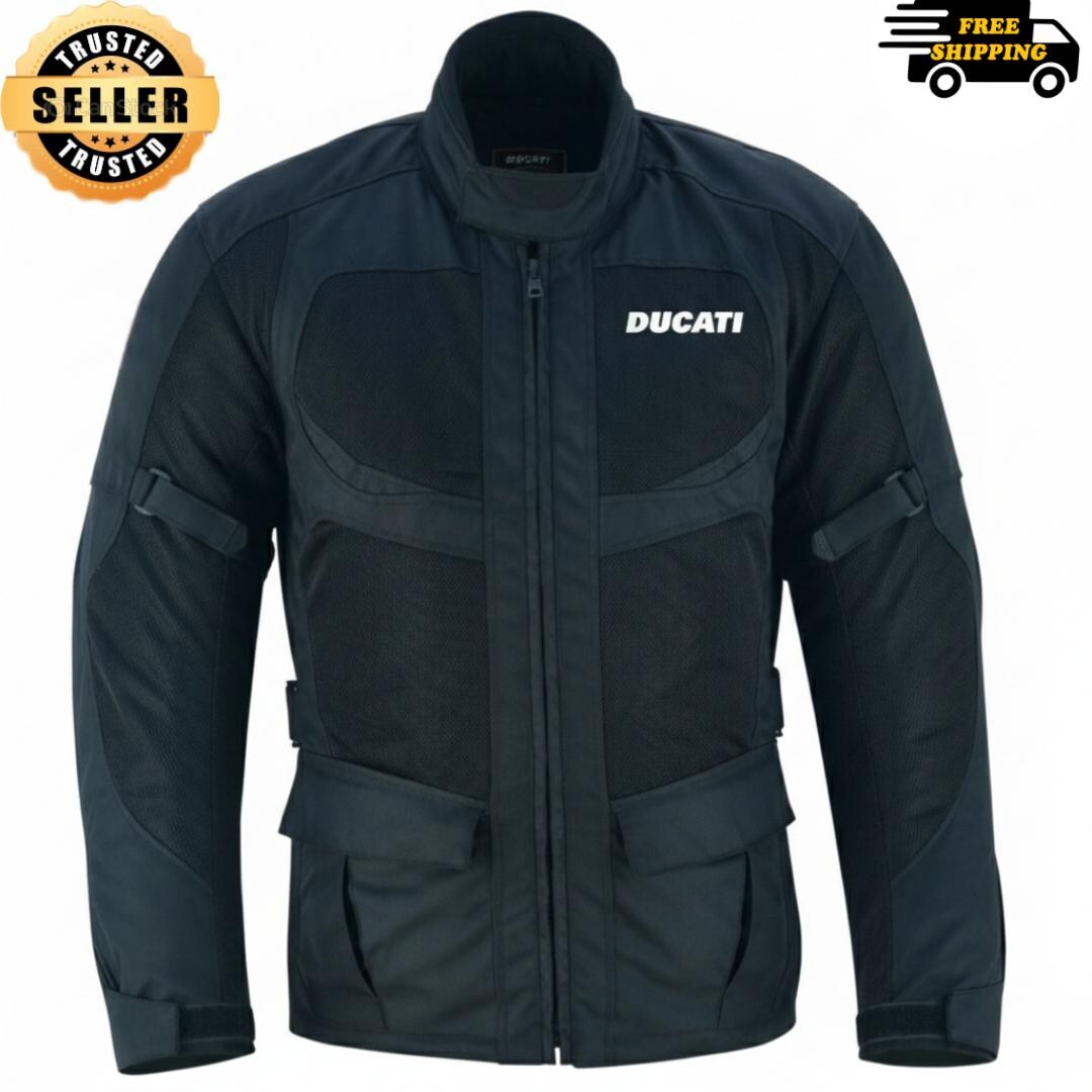 Ducati Corse Summer Riding Jacket – Lightweight Air Mesh Performance ...