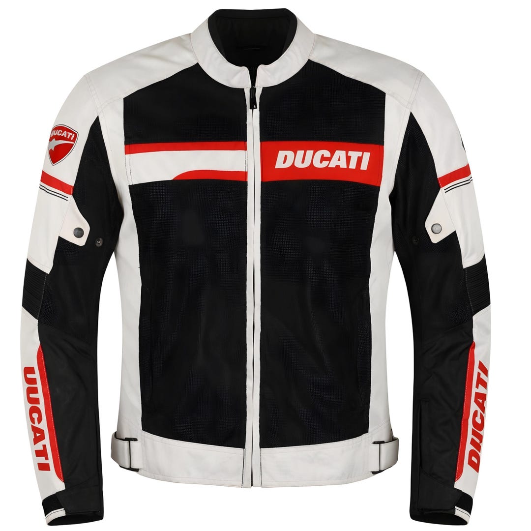 Ducati Airflow Pro Mesh Motorcycle Jacket – New Style Breathable Summer ...