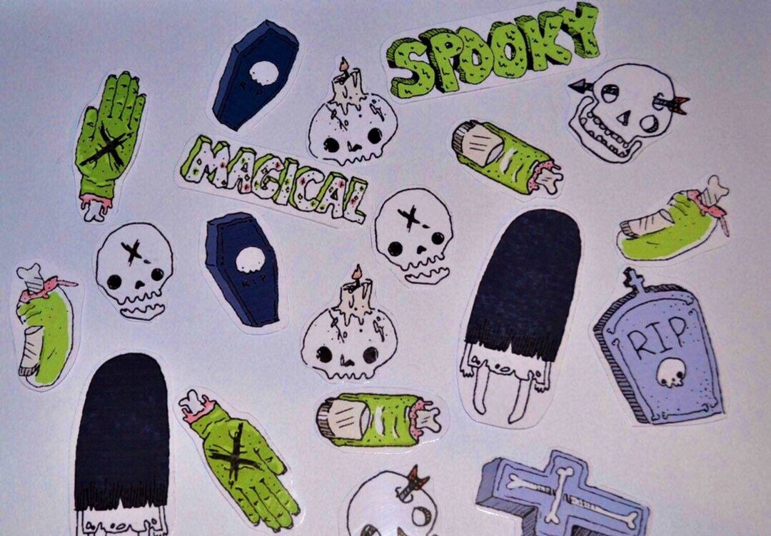 Black Magic Sticker Set (free Shipping) - Etsy