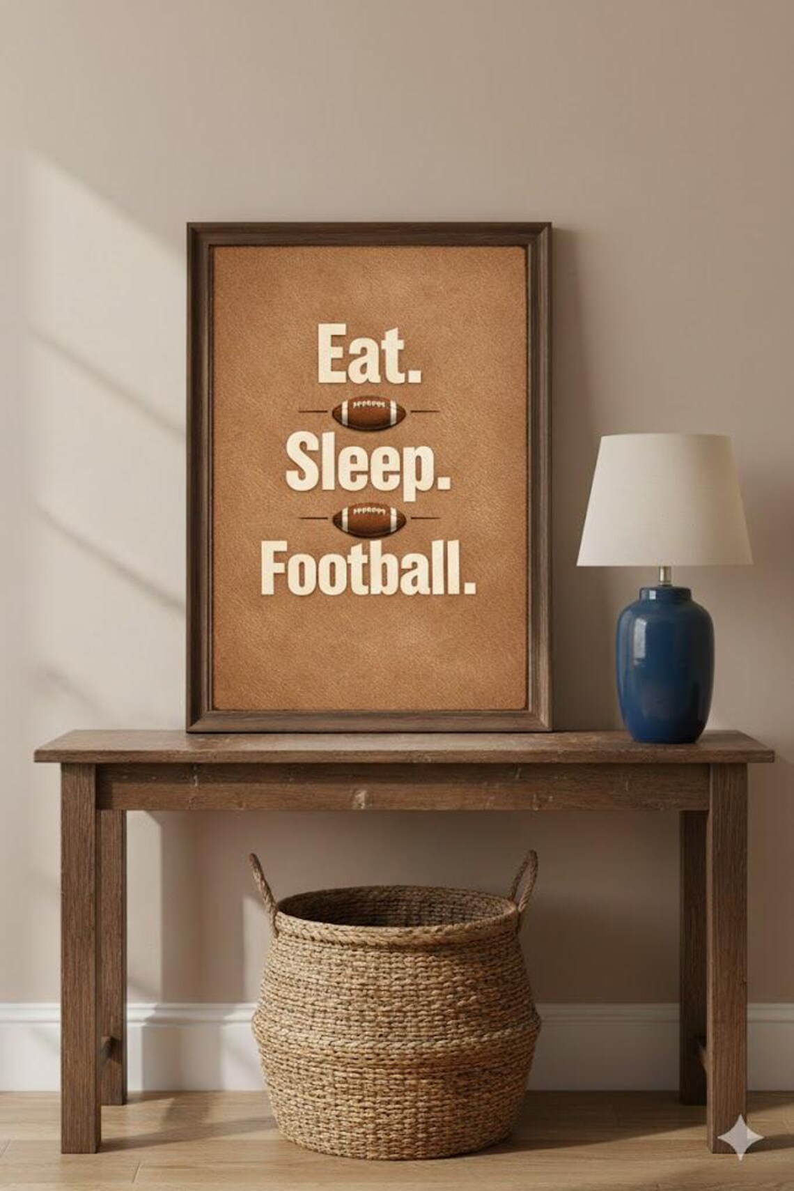 American Football Wall Art Set | 3 Printable Sports Posters | Vintage ...
