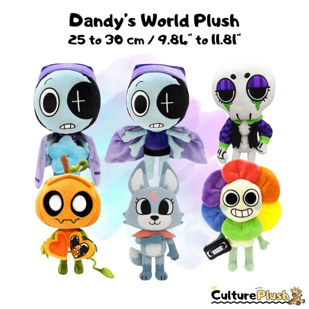 Dandy's World Plush Collection - Dandys Wolrd Merch - Indie Game ...