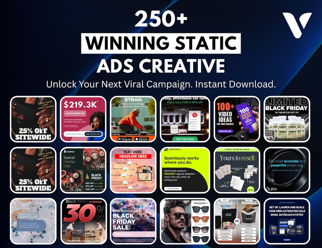 250+ Winning Canva Ad Templates Bundle | Facebook, Ecommerce & PLR ...