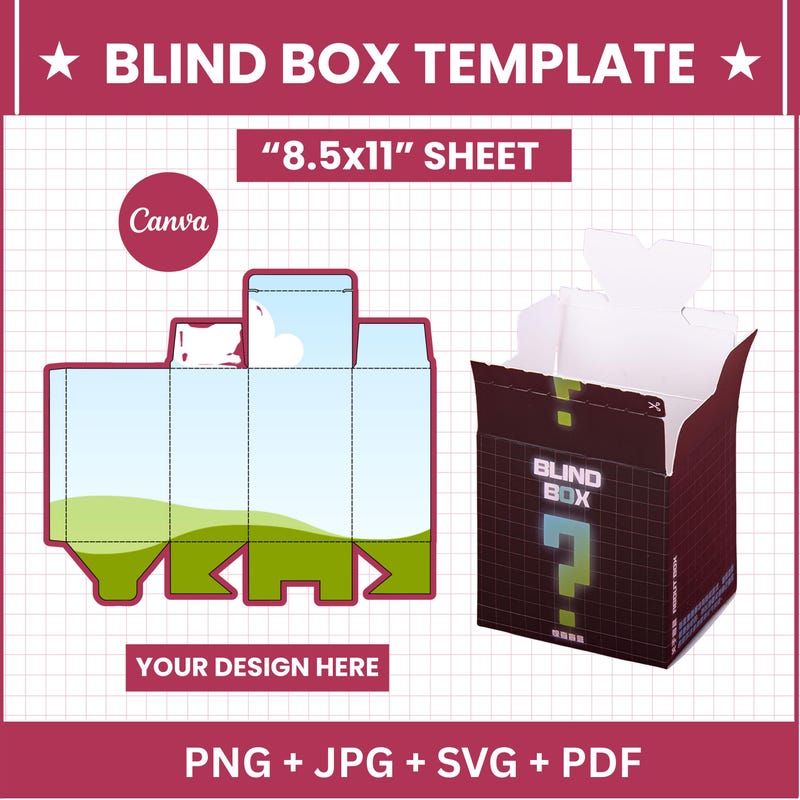 Blindbox Template - Etsy