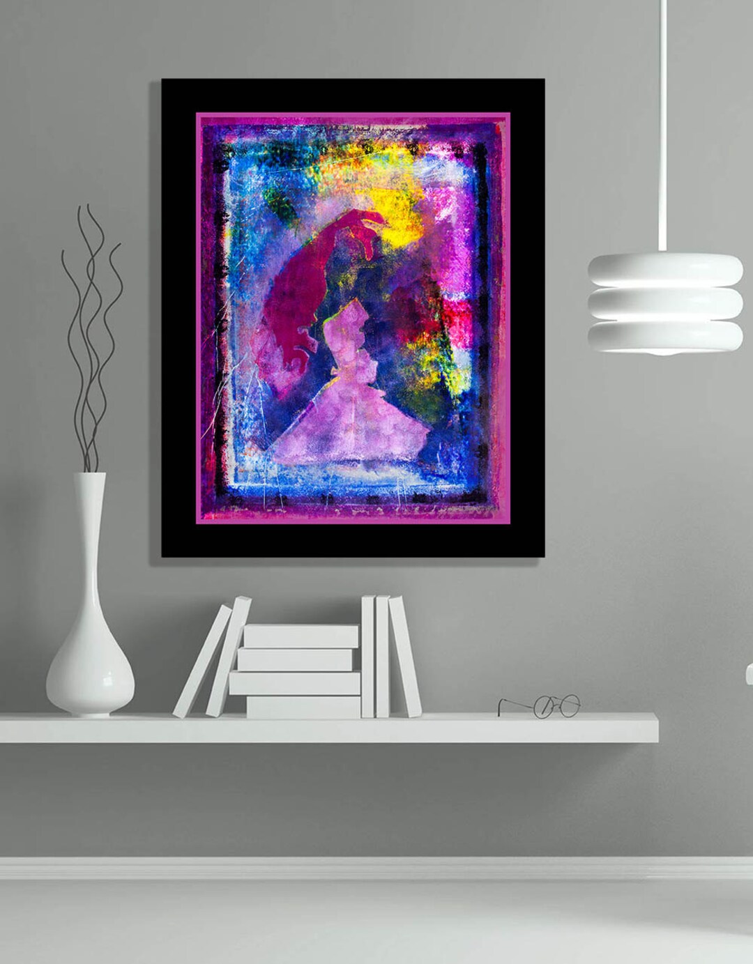 Abstract Portrait Painting. Limited Edition Art Print of an Original ...