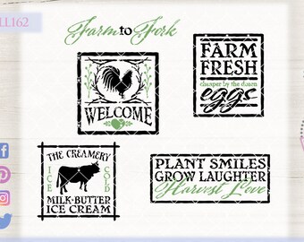 Fresh SVG PNG and JPG - Etsy
