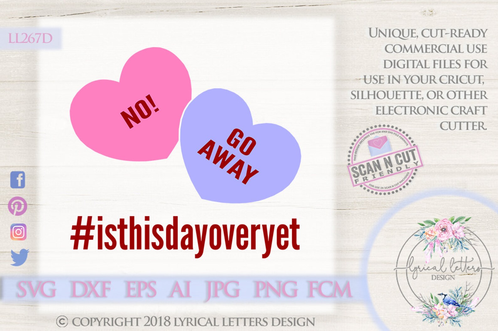 Is This Day Over Yet Anti Valentine's Day LL267D SvG | Etsy