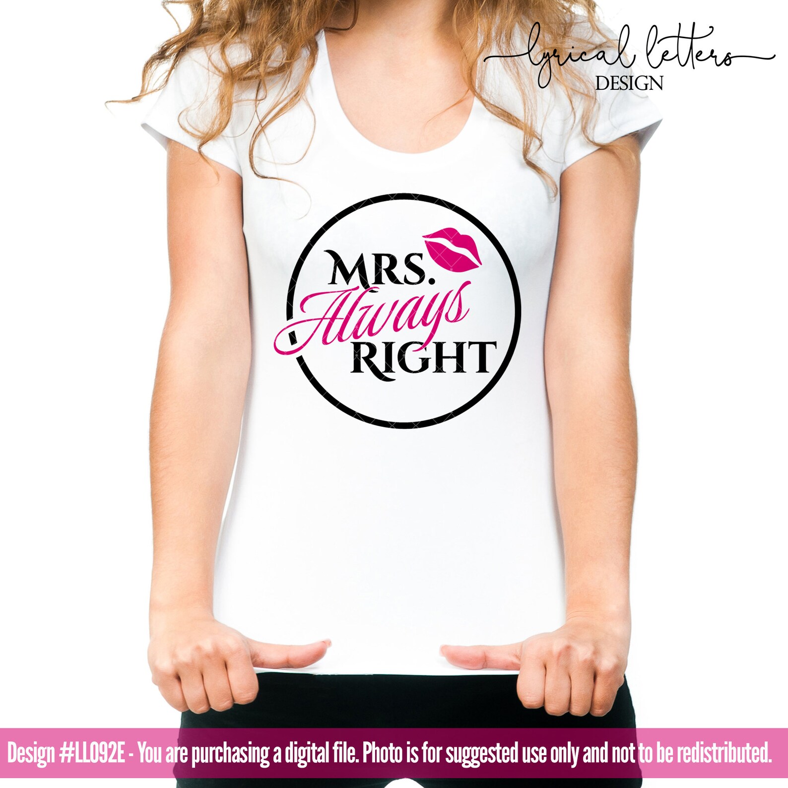 Wedding Mr Right Mrs Always Right LL092 E SVG DXF Fcm Ai | Etsy