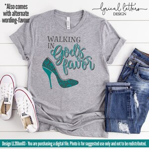 Walking in God's Favor / Favour SVG Digital Cut File for Cricut ...
